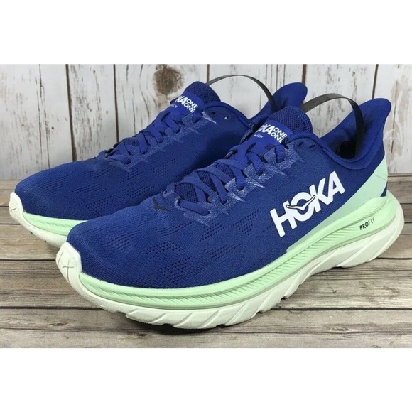 Hoka One One | Shoes | Hoka One One Blue Mint Mach Running Race Shoes ...